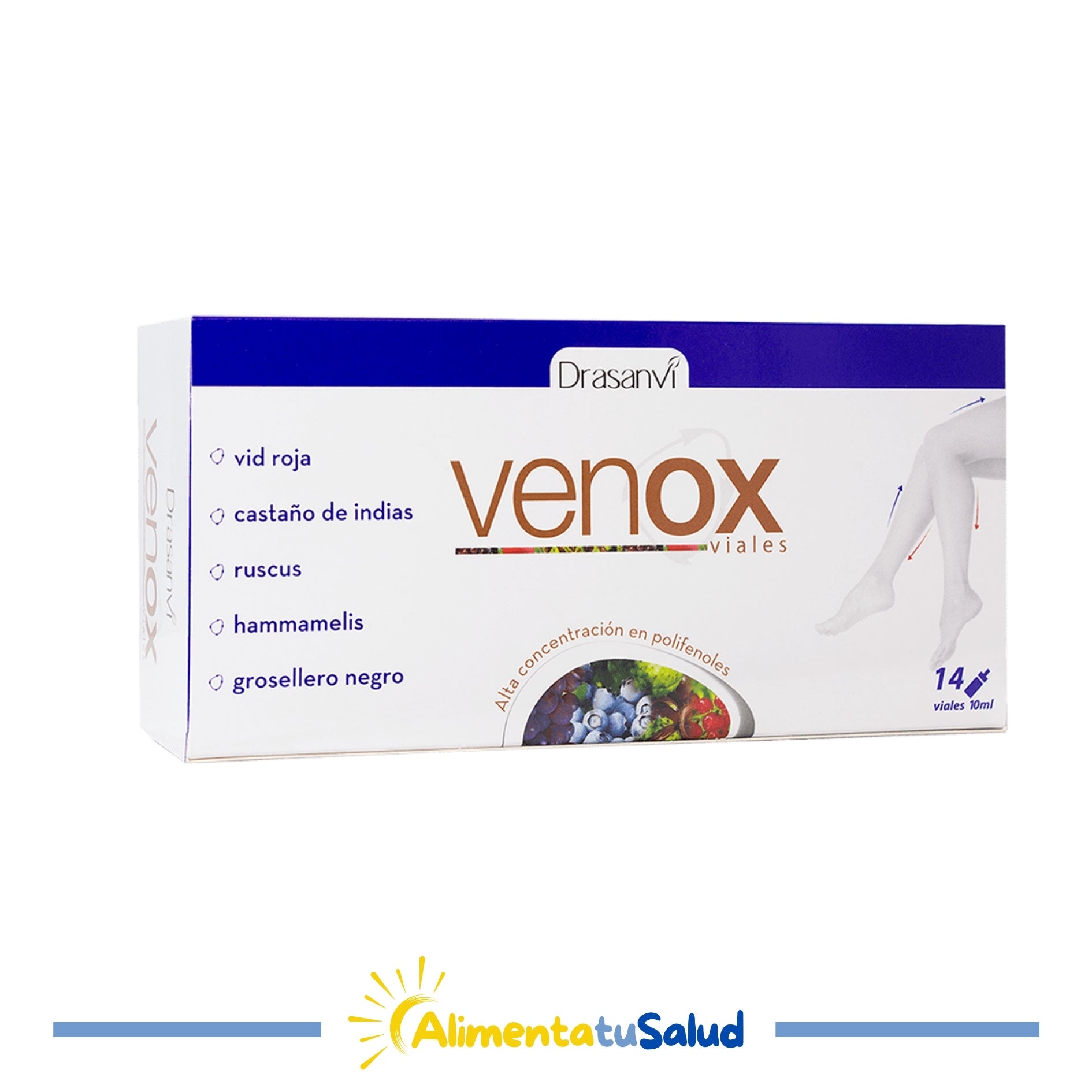 Venox Circulación - Drasanvi - 14 viales | Mala circulación – Alimenta ...